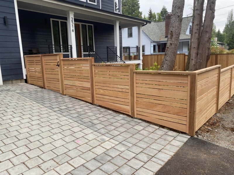 Top 7 Benefits of Installing Horizontal Wooden Fences in Seattle