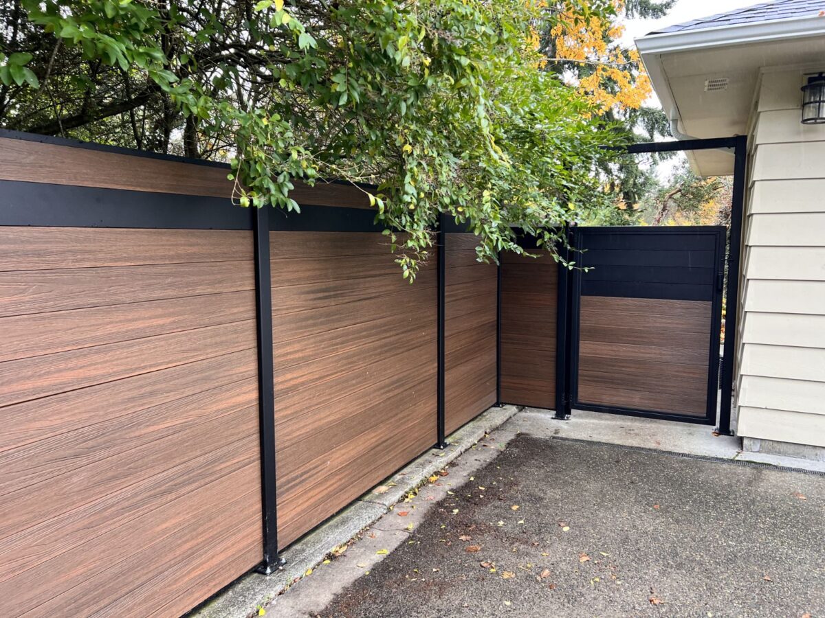 Composite Fence Installation | Composite Fencing | Edmonds Fence ...